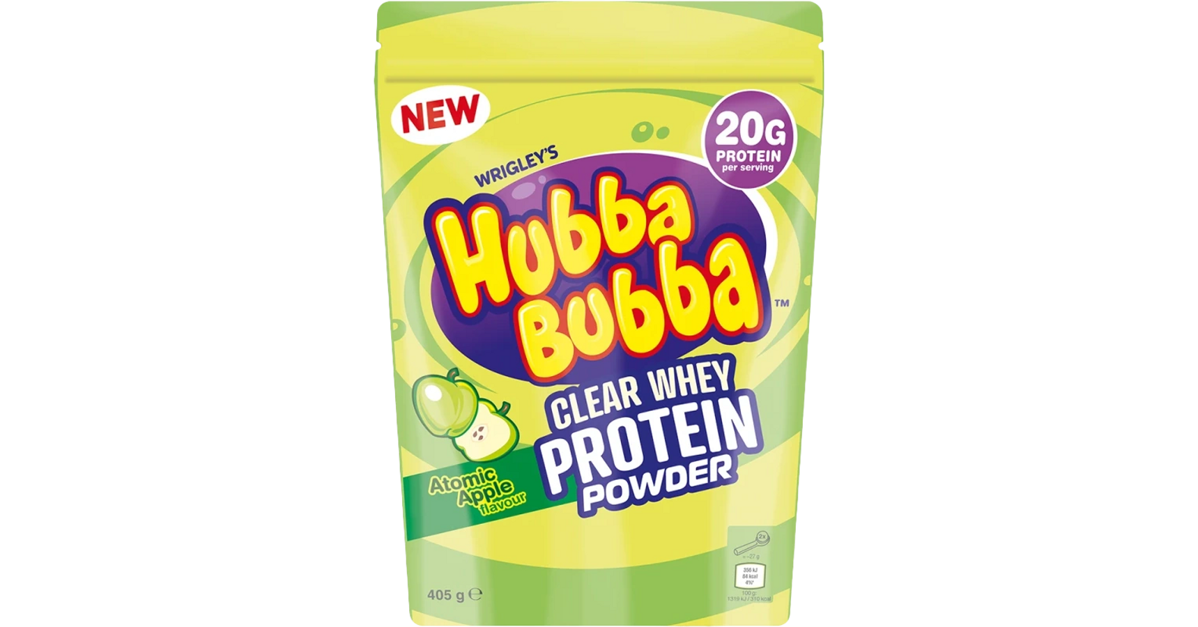 Hubba Bubba Clear Whey Protein Powder 405 g - Fehérjék
