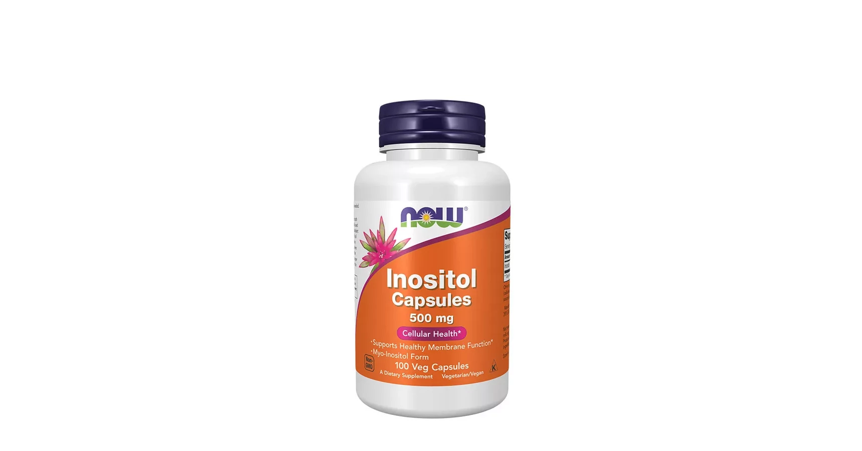 Now Foods Inozitol (Inositol) 500 mg kapszula - Egészséges Sejtműködés ...